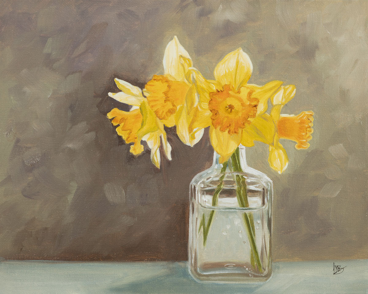 Daffodil Paintings Daffodils' Art Print | Art.com