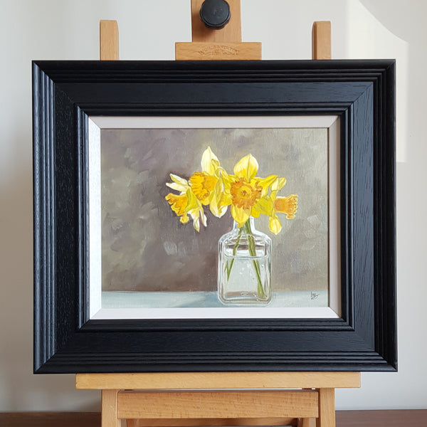 Daffodil Quartet - Original Oil Painting - Laura Beardsell-Moore Fine Art