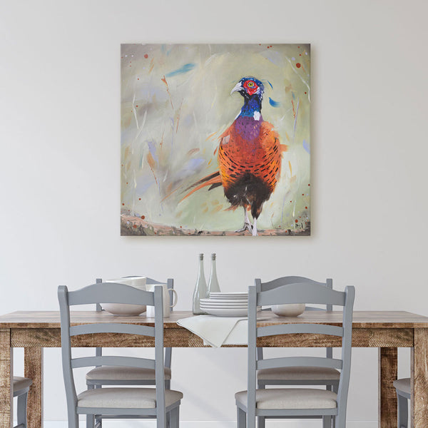 Pheasant Canvas Print | 'Dashing' | Laura Beardsell-Moore - Laura ...